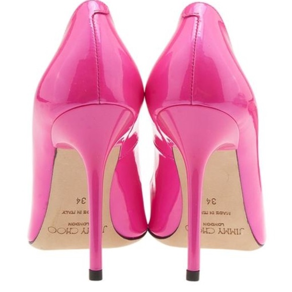 Jimmy Choo | Shoes | Jimmy Choo Hot Pink Pumps | Poshmark